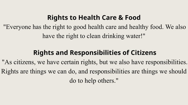 Citizen Rights and responsibilities overview | PPTX