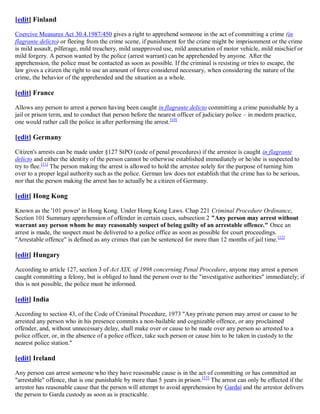 CITIZENS ARREST (Wikipedia) | PDF | Crime & Harmful Acts to Individuals, Society & Human Right ...