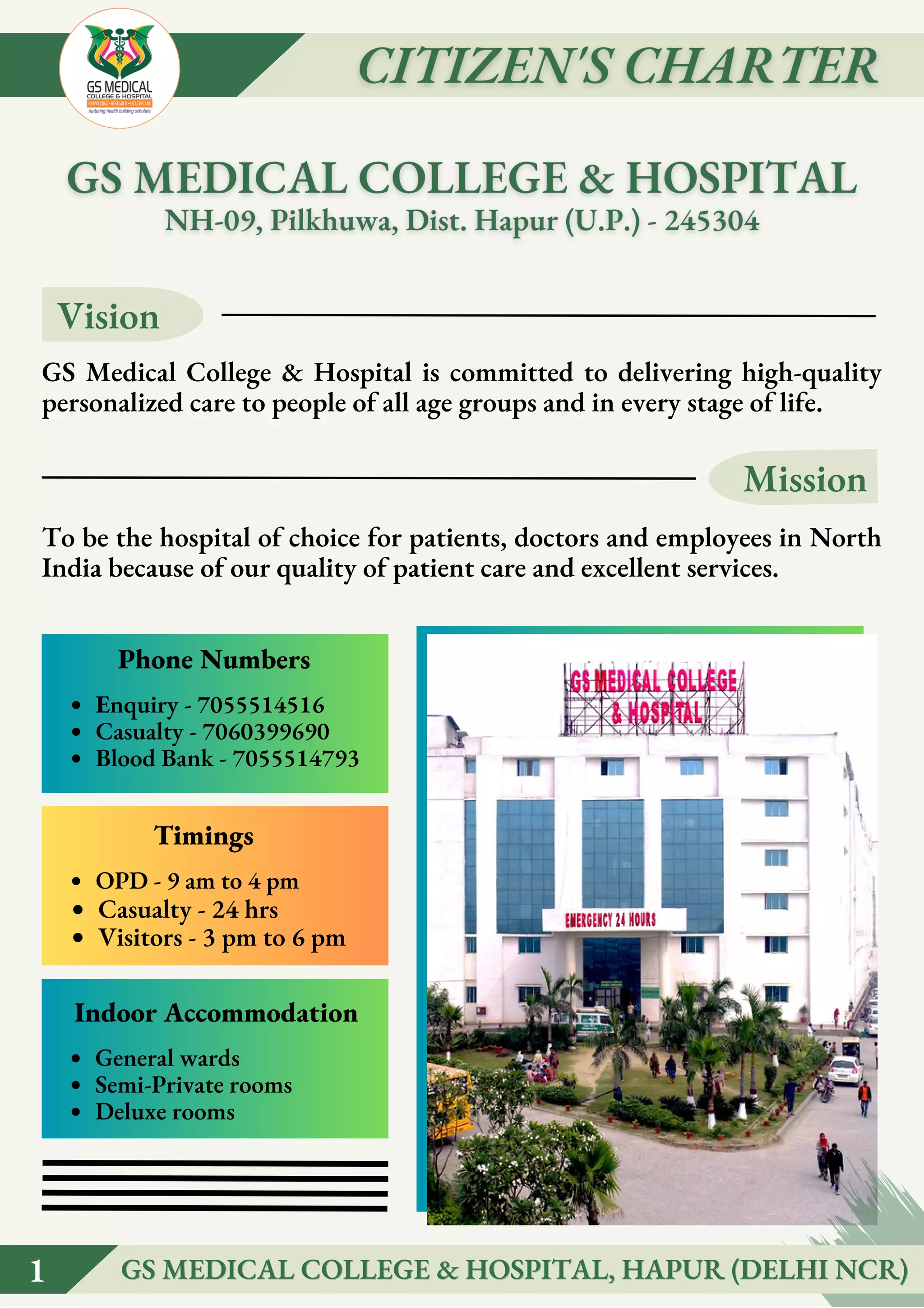 GS Medical College & Hospital | PDF