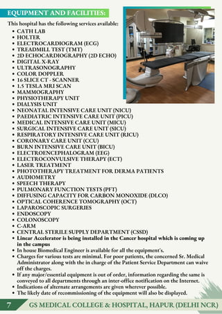 GS Medical College & Hospital | PDF