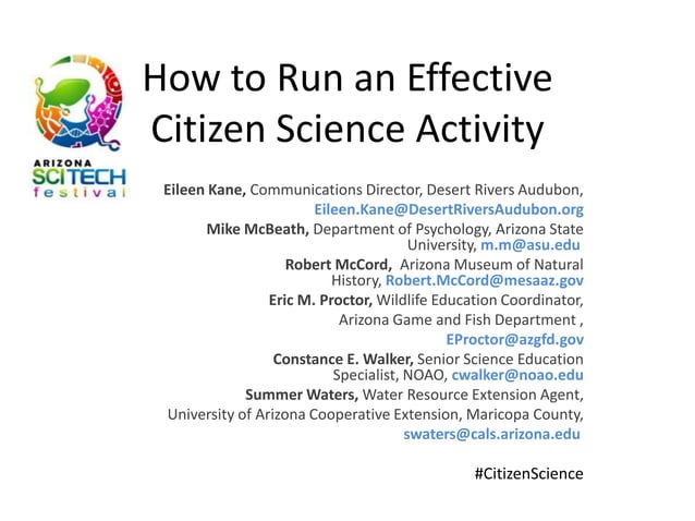 Citizen science | PPTX