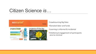 Citizen science | PPTX