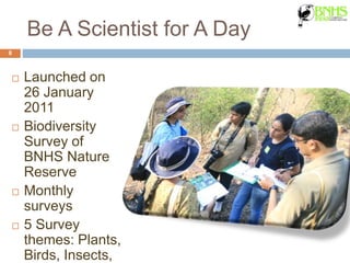 Be a Scientist for a Day: A Citizen Science Project for Biodiversity ...