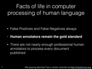 Building a massive biomedical knowledge graph with citizen science | PPT