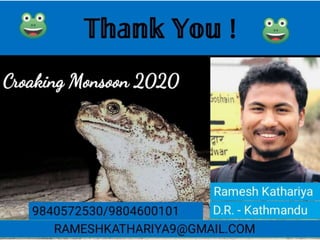 Citizen science approach on frog conservation in Nepal. | PPT