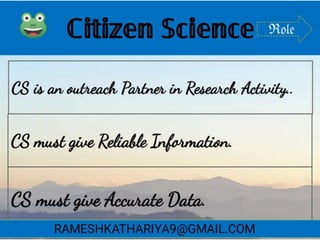 Citizen science approach on frog conservation in Nepal. | PPT