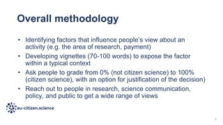 Citizen science characteristics webinar | PPT