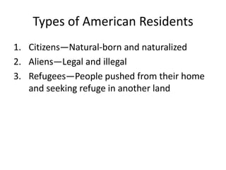 Citizenship in America | PPTX