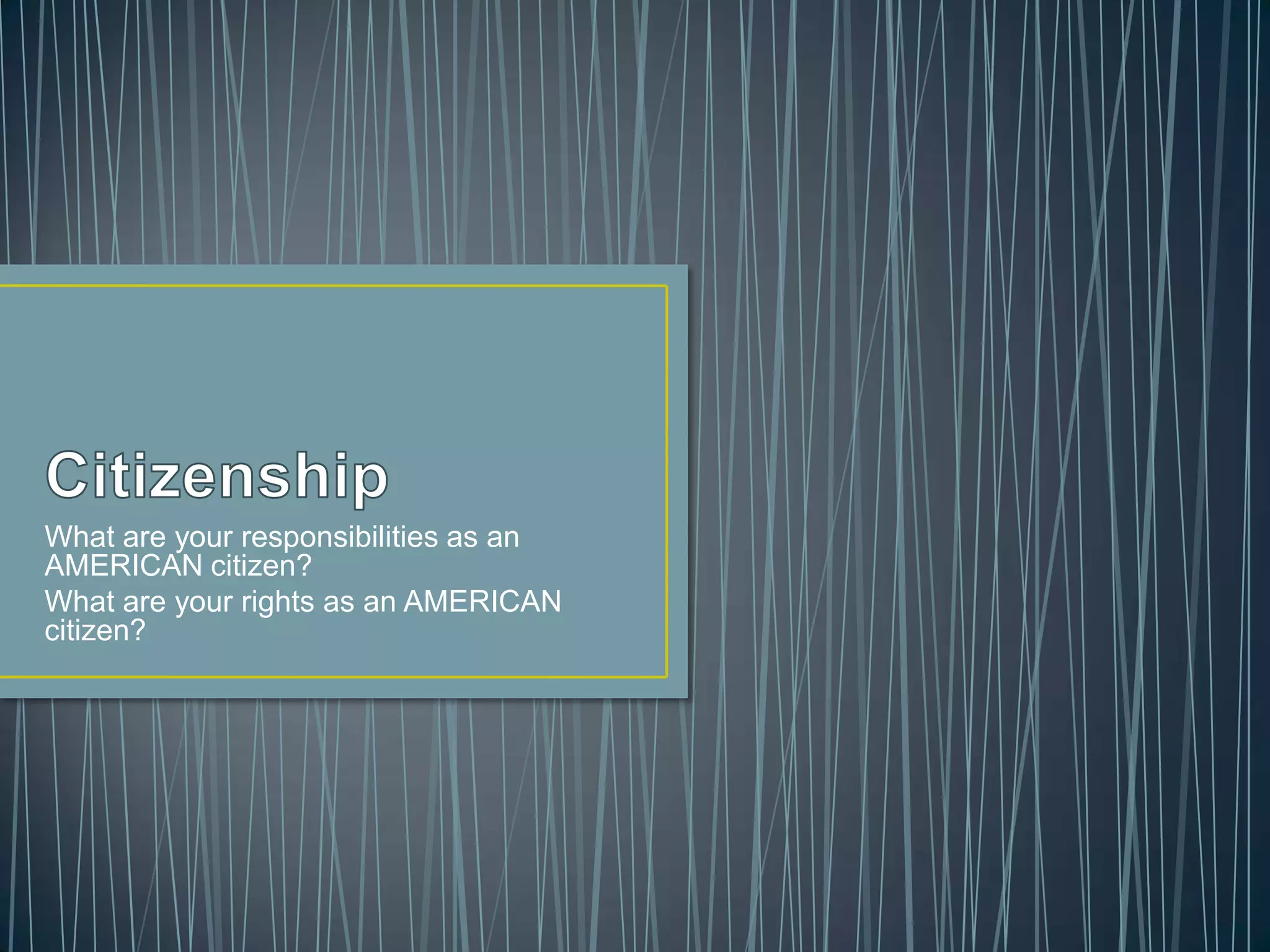 Citizenship | PPT