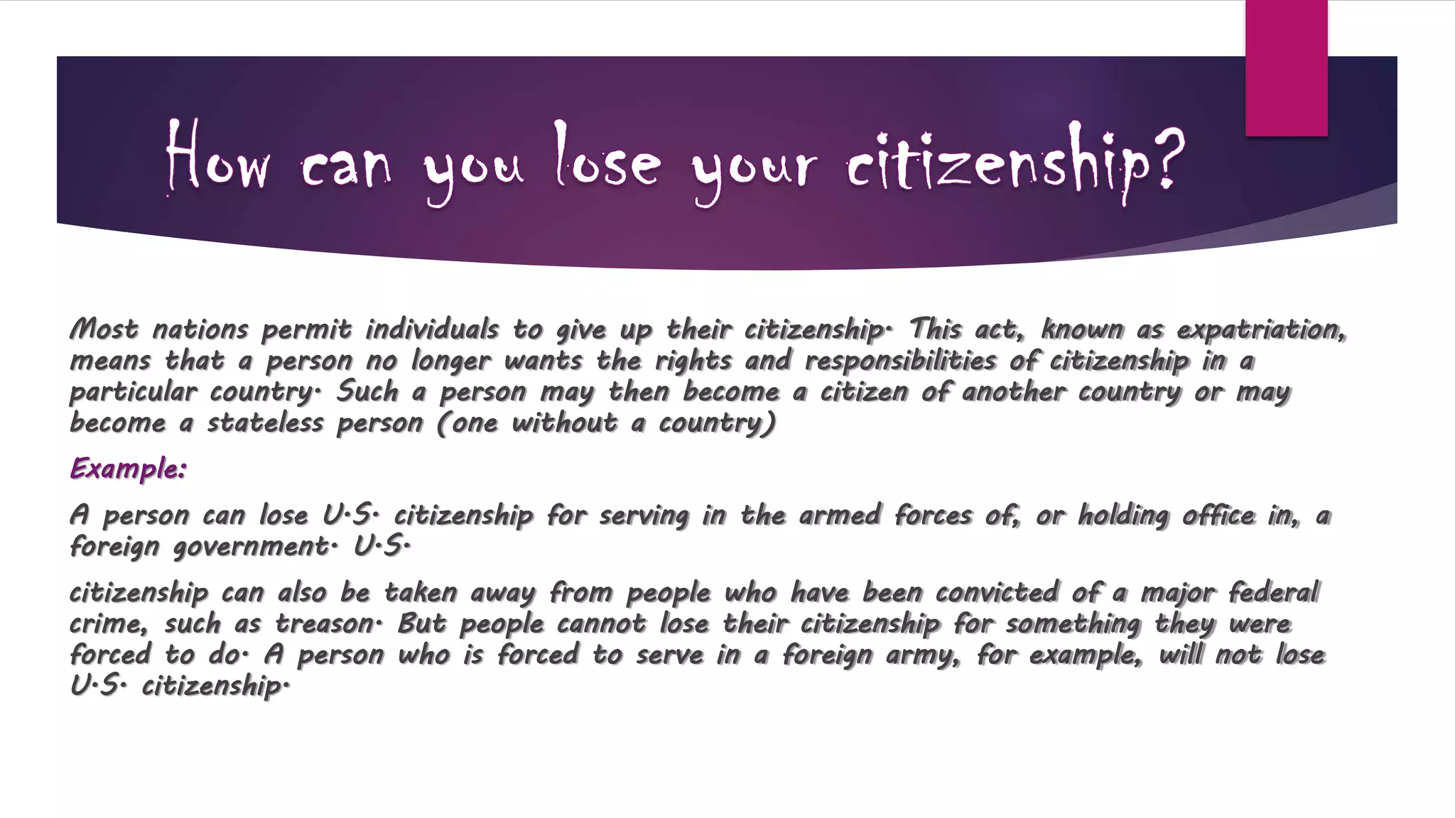 Citizenship | PPTX