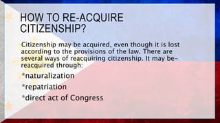 Citizenship | PPTX