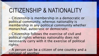 Citizenship | PPTX