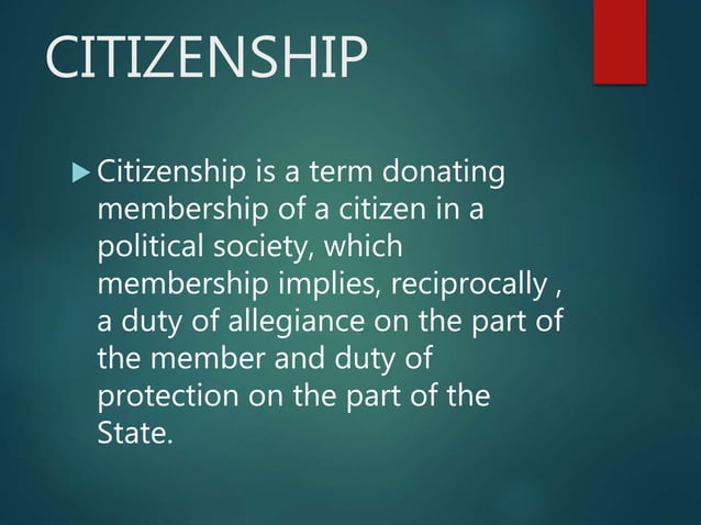 Citizenship | PPTX