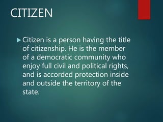Citizenship | PPTX