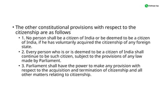 indian citizenship constitution act.pptx