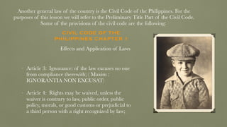 citizenship in the Philippines as to the laws applicable | PDF