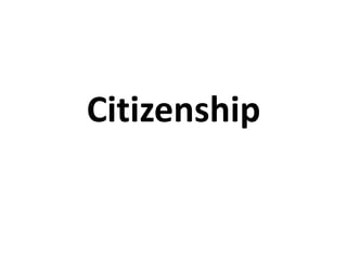 BMS Character Education - Citizenship | PPT