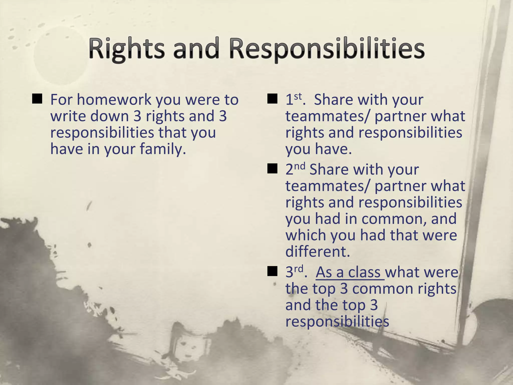 Citizenship rights and responsibilties | PPTX