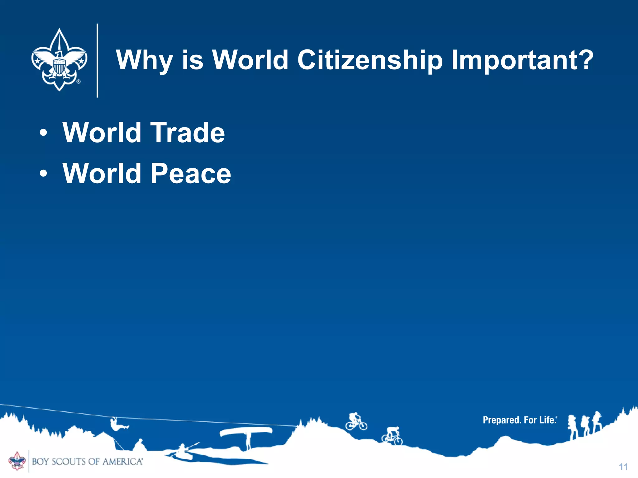 Citizenship In The World - Merit Badge University 2018 | PPTX