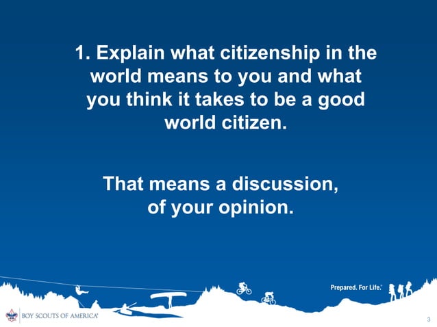 Citizenship In The World - Merit Badge University 2018 | PPTX | Politics
