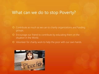 Citizenship 2: Stop Poverty | PPTX