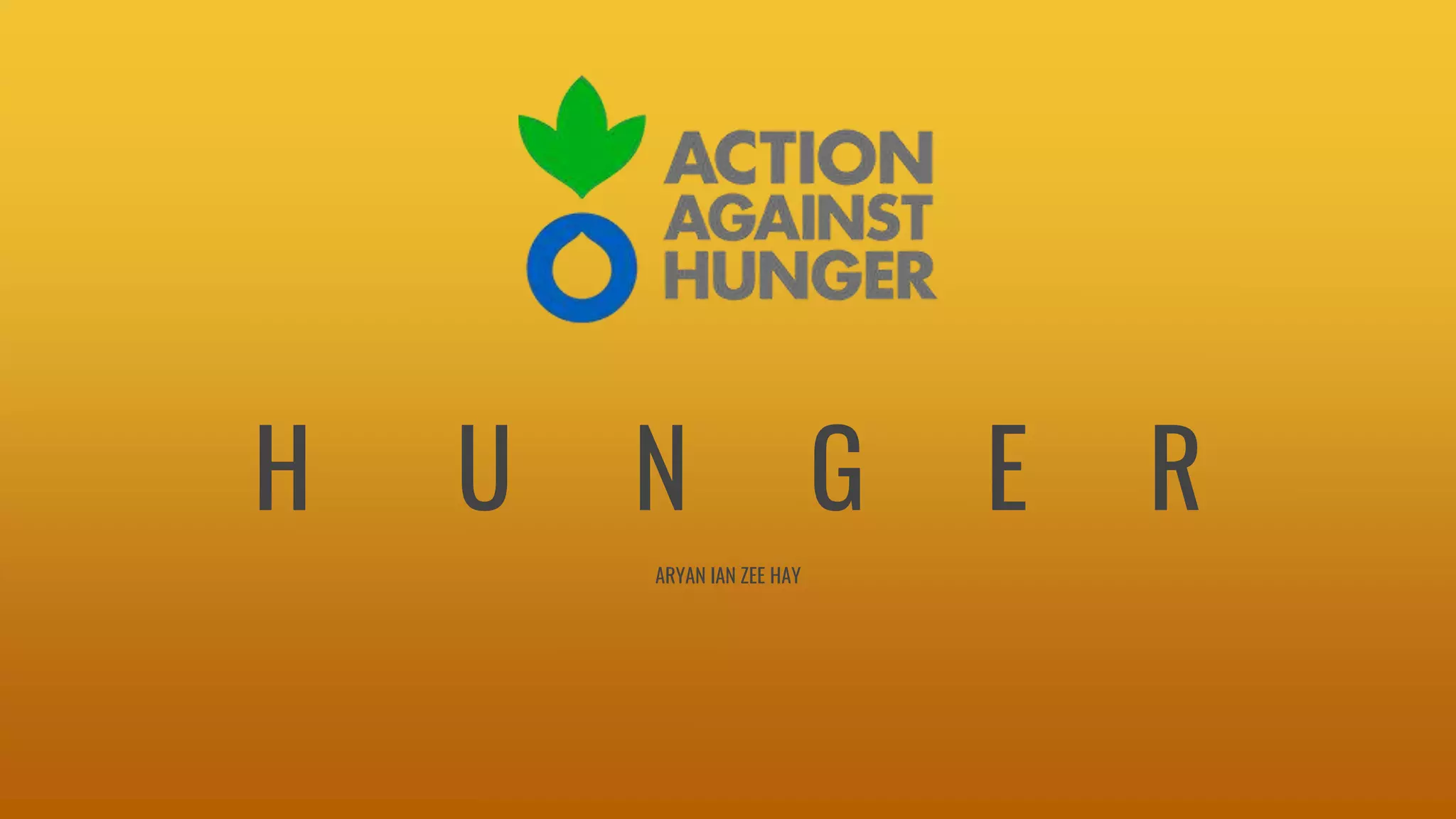 Action Against Hunger | PPTX