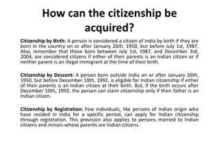 Citizenship Act of India .pptx