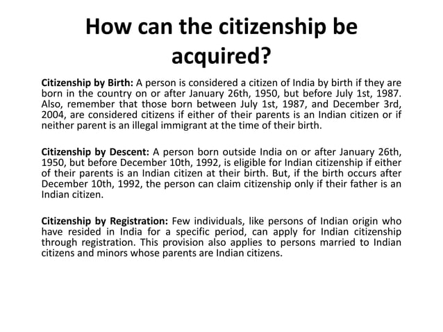 Citizenship Act of India .pptx