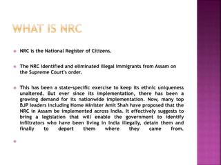 Citizenship amendment act, 2019 original | PPTX