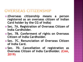 Citizenship amendment act, 2019 original | PPTX