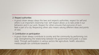 Citizenship and human resources | PPTX