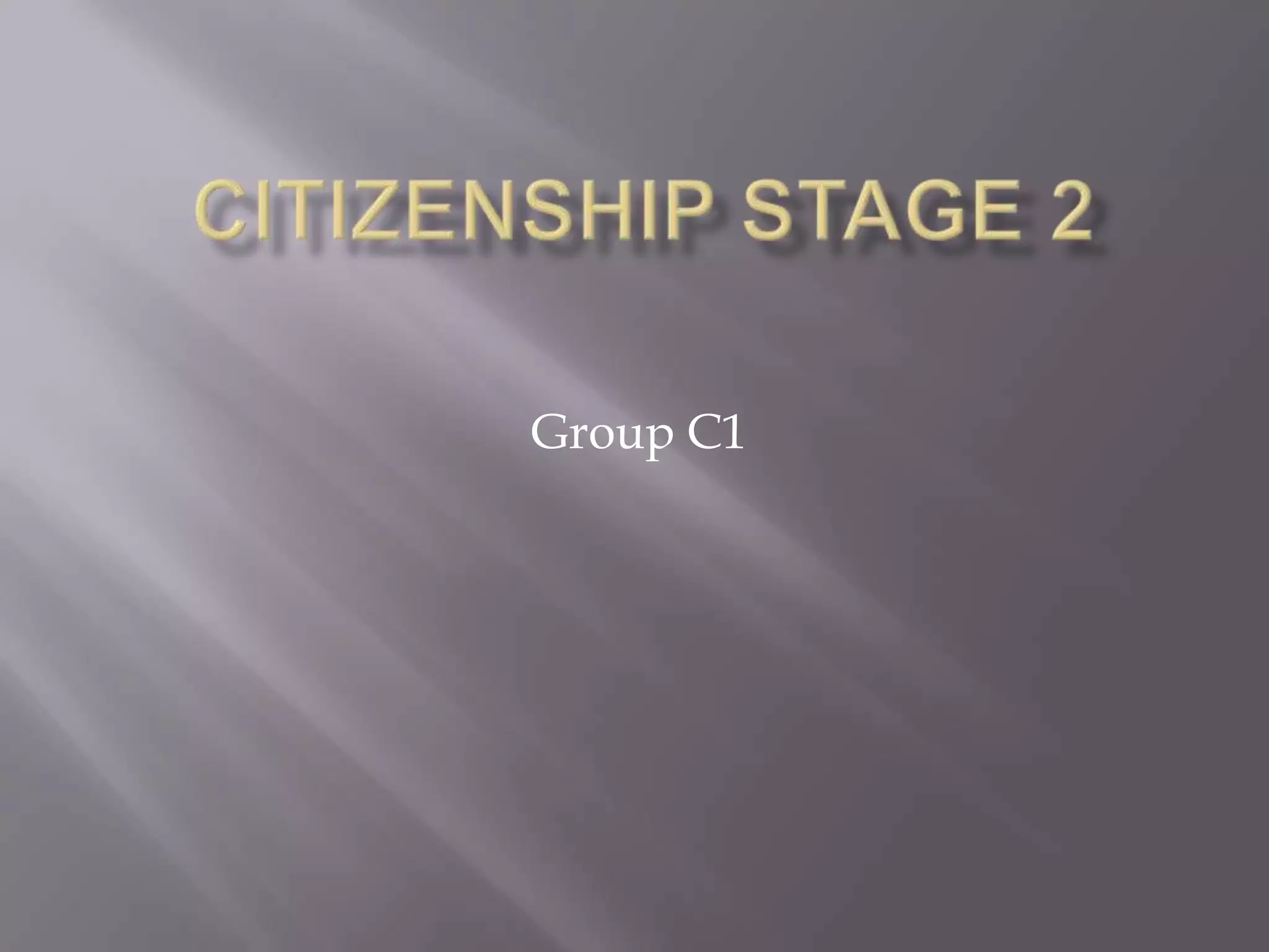 Citizenship BB44th Team C1 | PPT