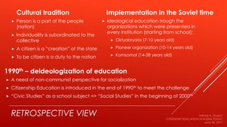 Citizenship Education in Russia Today | PDF