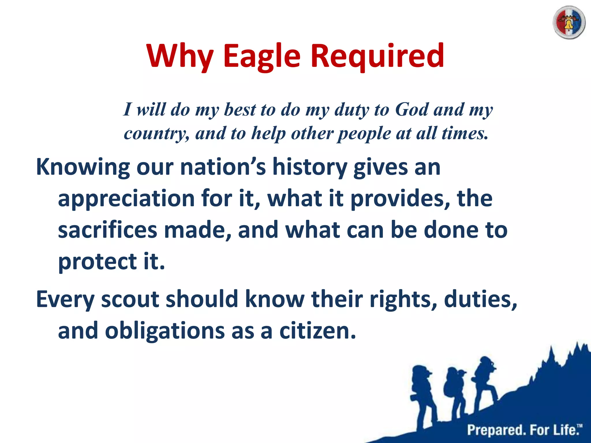 Citizenship in the Nation Merit Badge Presentation | PPTX