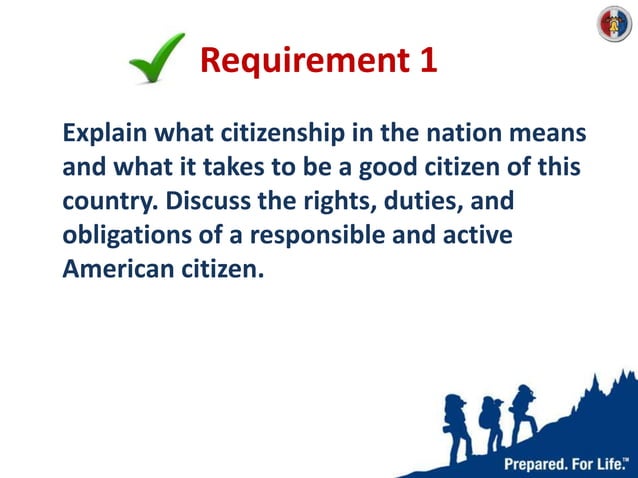 Citizenship in the Nation Merit Badge Presentation | PPTX