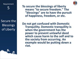 Secure The Blessings Of Liberty Examples