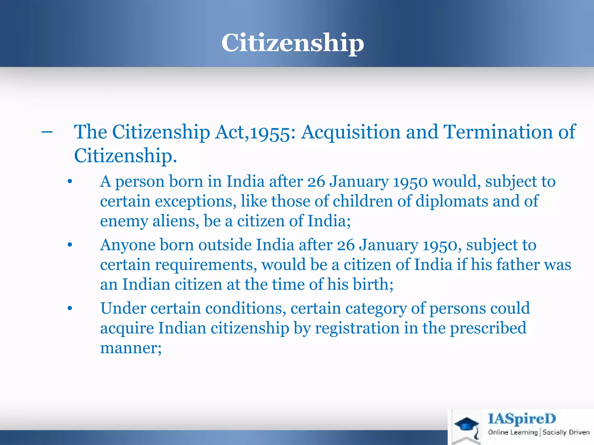 Citizenship ppt | PPT