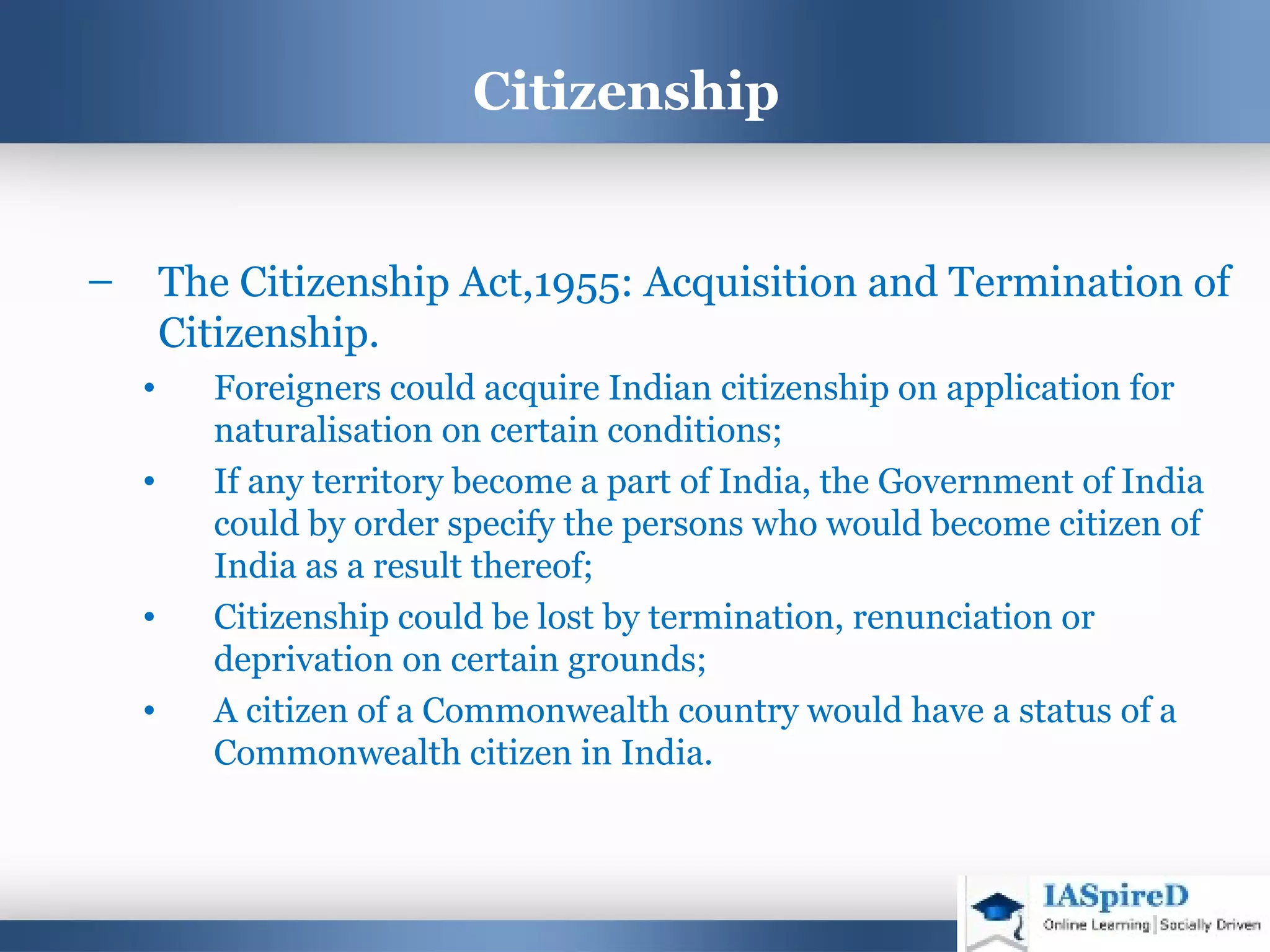 Citizenship ppt | PPT