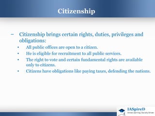 Citizenship ppt | PPT