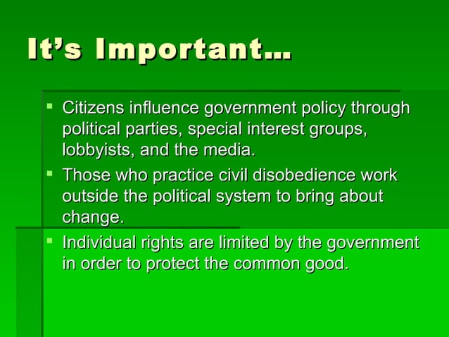 Citizenship Rights And Responsibilities | PPT | Political Issues ...