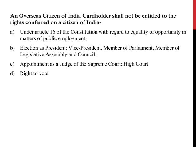 Citizenship rules in india | PPTX