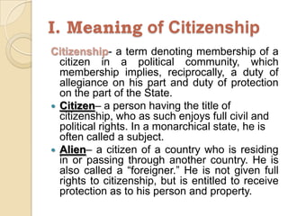 Citizenship & suffrage | PPT