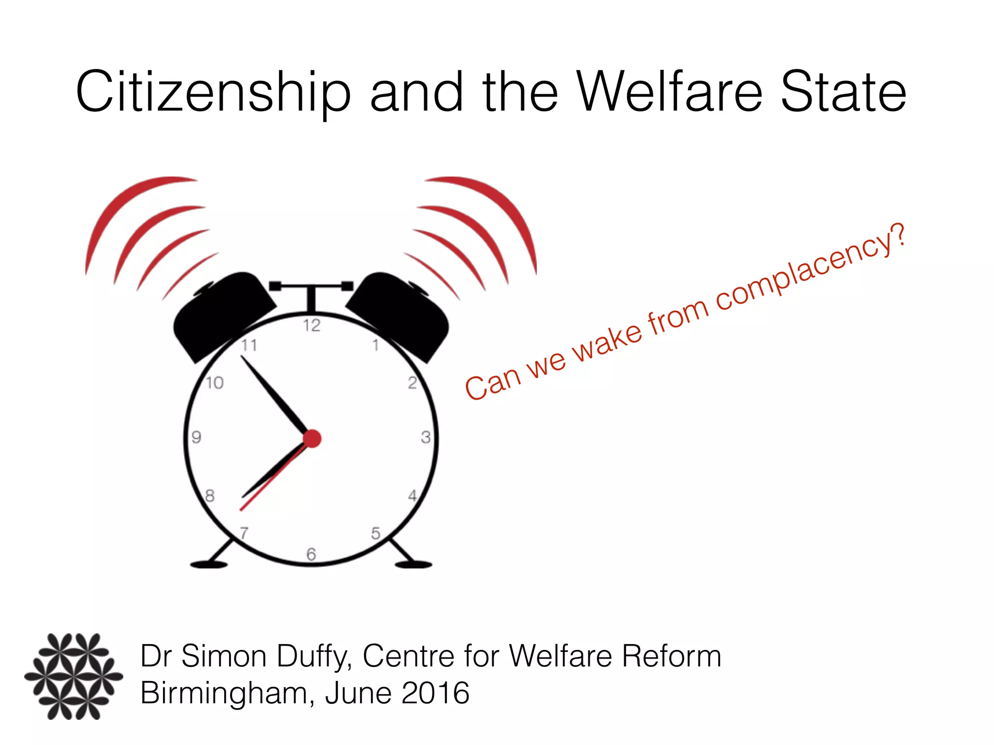 Citizenship and the Welfare State | PPT
