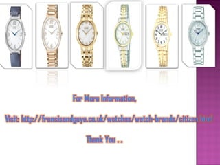 Citizen watches | PPT