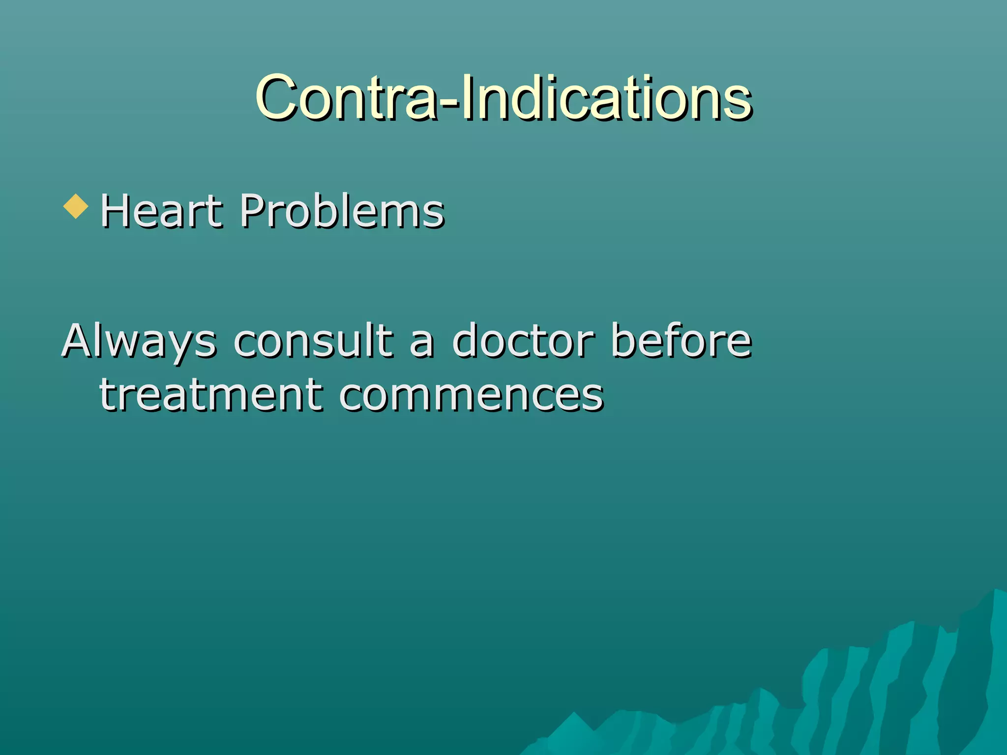 Contra-indications to an electrolysis treatment | PPT