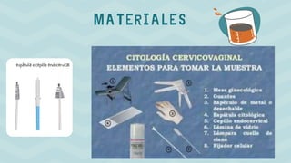 citología exfoliativa de las celulas basales en el endocervix | PPTX