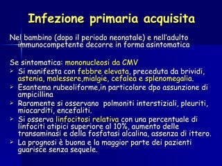 infezioni da Citomegalovirus | PPT