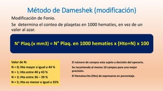 Citomorfopatologia plaquetaria | PPTX