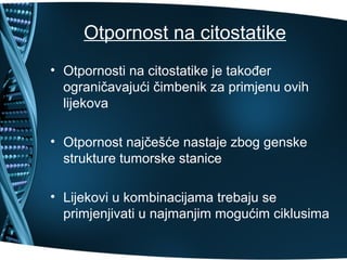Citostatici prezentacija | PPT
