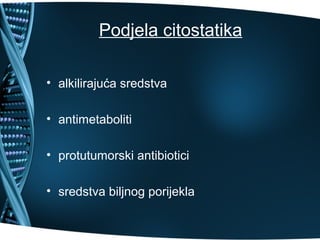 Citostatici prezentacija | PPT